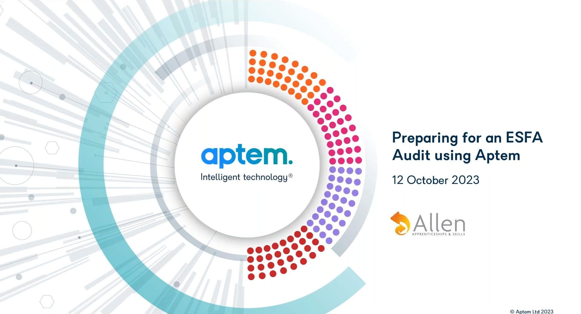 Webinar: Preparing for an ESFA Audit with Aptem's Tools